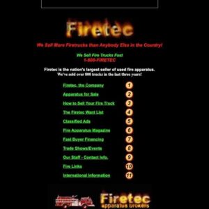 2000 Website – Firetec Apparatus Sales